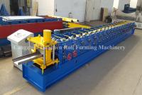 China Steel Security Door Frame Roll Forming Machine with 14 Steps , 85 mm Effective Width for sale
