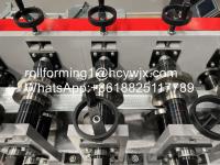 China Cold 3phases Metal Stud And Track Roll Forming Machine With Tracking Cut Off for sale