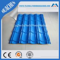 China Color Steel Glazed Tile Roll Forming Machine / Roof Wall Cladding Roll Former Machine for sale