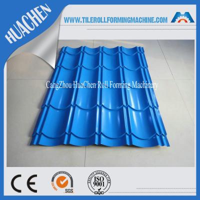 China Color Steel Glazed Tile Roll Forming Machine / Roof Wall Cladding Roll Former Machine for sale