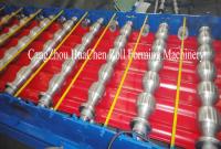 China Steel Profile / Tile Roof / Glazed Tile Roll Forming Machine With Plc Control System for sale