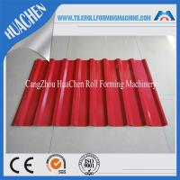 China Horizontal Corrugated Roll Forming Machine Roof Sheet Making High Speed for sale