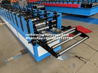 China Half Round Rain Gutter Roll Forming Equipment 19 Rows Rollers for sale