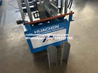 China Half Round Rain Gutter Roll Forming Equipment 19 Rows Rollers for sale