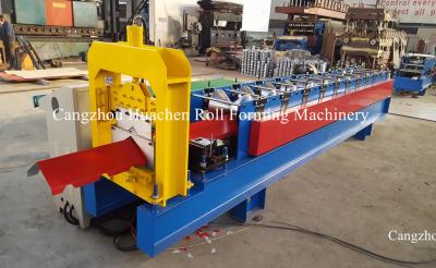 China Chain Drive Ridge Cap Roll Forming Machine with Computer Control System for sale