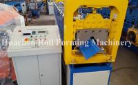 China Automatic Roof Tile Ridge Cap Roll Forming Machine , Hydraulic Cutting for sale