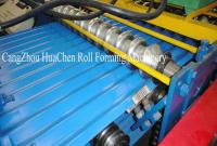 China Blue Double Layer Roll Forming Machine With PLC Control System , 18 Month Warranty for sale