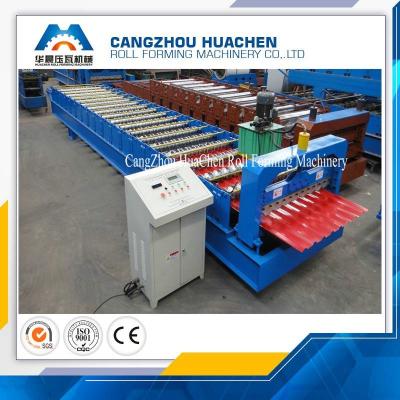 China High Speed Roof Wall Siding Panel Roll Forming Machine Construction Material Color Steel for sale