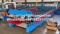 China Perfiladeira Trapeze 40 Roofing Roll Forming Machine For Color Steel Plate for sale