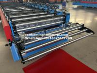 China Roof Glazed Tile Roll Forming Machine , High Speed Metal Roll Forming Equipment for sale