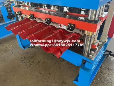 China Plc 0.3mm Tile Roll Forming Machine Fast Speed for sale