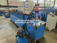 China Plc Controlled Steel Rollforming Machines 0.3-0.6mm Thickness For Garage / Security Door for sale