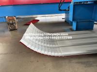 China 760 Roof Sheet Crimping Machine Curve Edge Banding for sale