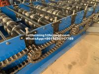 China 1.5 Inch Double Row Steel Rollforming Machines For Shipping Container Side Profile for sale