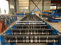 China 1.5 Inch Double Row Steel Rollforming Machines For Shipping Container Side Profile for sale