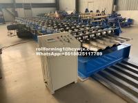 China 1.5 Inch Double Row Steel Rollforming Machines For Shipping Container Side Profile for sale