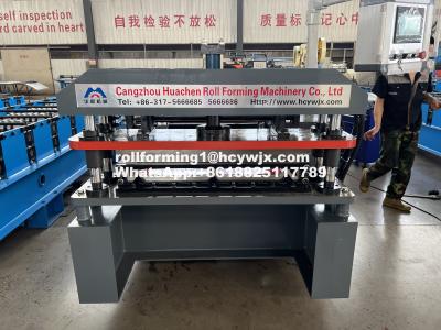 China Hydraulic Cutting Roofing Sheet Roll Forming Machine For Color Steel for sale