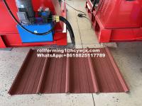 China Hydraulic Cutting Roofing Sheet Roll Forming Machine For Color Steel for sale