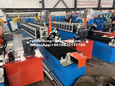 China 45 Steel Shaft Ceiling Metal Roll Forming Machine PLC Control System for sale