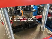 China Hydraulic Cutting 50Hz Wall Panel Roll Forming Machine Chain Driven for sale