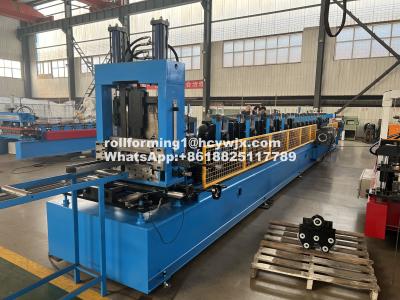 China One Click CZ Purlin Interchange Roll Forming Machine Chain Drive for sale