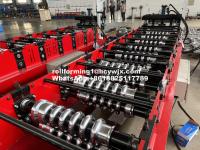 China Chain Transmission Corrugated Sheet Rolling Machine 220V With Omron Encoder for sale