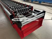 China Chain Transmission Corrugated Sheet Rolling Machine 220V With Omron Encoder for sale