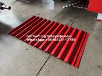 China Chain Transmission Corrugated Sheet Rolling Machine 220V With Omron Encoder for sale