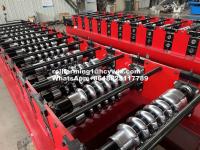 China Efficient Robust Corrugated Roll Forming Machine With H Beam Machine Base for sale
