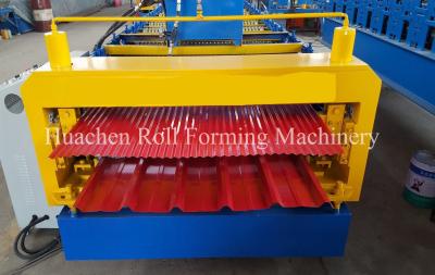 China Metal Roofing Sheet Double Layer Roll Forming Machine with Hydraulic Cutting for sale