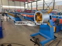 China Professional Downpipe Roll Forming Machine with 11.8mx0.78mx1.2m Machine Dimension for sale
