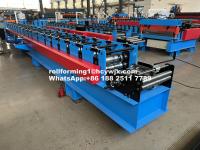 China 17 Roller Stations 333mm Half Round Gutter Roll Forming Machine for sale
