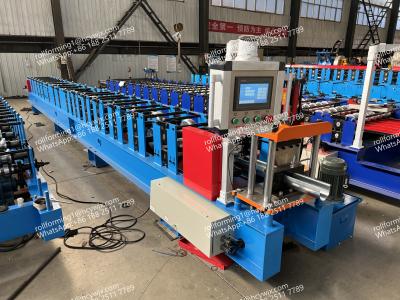 China Precise Gutter Making Machine PLC And Converter Controlled for sale