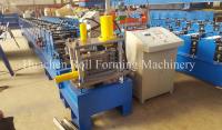 China High Precise Roll Forming Machinery Shutter Door Frame 17 Rows 10m / min for sale