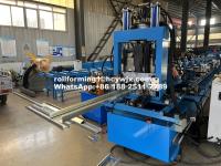 China Galvanized Steel Chain Drive Automatic CZ Purlin Roll Forming Machine 14-18 Stations 1.2-1.8mm for sale