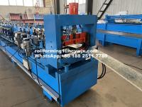 China Galvanized Steel Chain Drive Automatic CZ Purlin Roll Forming Machine 14-18 Stations 1.2-1.8mm for sale