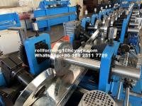 China Galvanized Steel Chain Drive Purlin Roll Forming Machine Customizable 11 7.5KW Power for sale