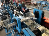 China Chain Drive CZ Purlin Roll Forming Machine 14-18 Stations Adjustable Cutting Length for sale