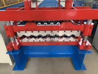 China Big Wave Corrugated Roll Forming Machine With Omron Encoder for sale