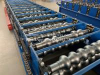 China Big Wave Corrugated Roll Forming Machine With Omron Encoder for sale