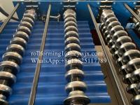 China Automated PLC Controlled Roll Sheet Forming Machine 12 Rollers Hydraulic Cutting for sale
