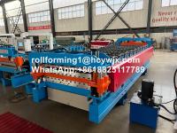 China TR37-200/TR14-225 Double Layer Roll Forming Machine With Precuting Guillotine for sale
