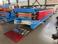 China 0.3-0.6mm 5.5KW Power Double Layer Roll Forming Machine for sale
