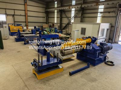 China GI / PPGI Slitting Line With Recoiler 0.12-5m/min Material Thickness for sale