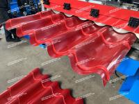 China PPGI Color Steel GI Material for Glazed Tile Roll Forming Machine for sale