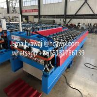 China Galvanized Steel Metal Rolling Roofing Sheet Tiles Making Machine Trapezoidal Roof Roll Forming Machine for sale