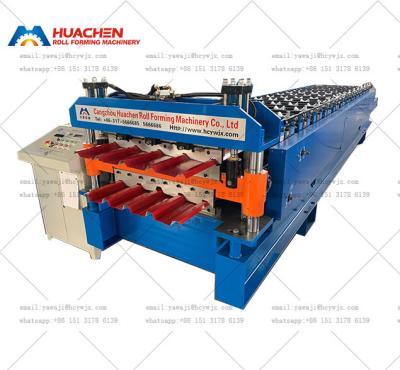 China Commonly Used Trapezoidal Roof Tile Forming Machine In South Africa for sale