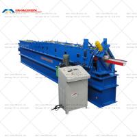 China Cr12 Steel Hydraulic Cutting Gutter Roll Forming Machine With PLC Control for sale
