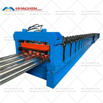 China Panel Floor Deck Sheet Tile Panel Floor Deck Roll Forming Machine for sale