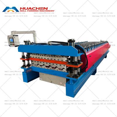 China China Metal Corrugated Ibr Zinc Roofing Sheet Double Layer Roll Forming Machine Precision for sale